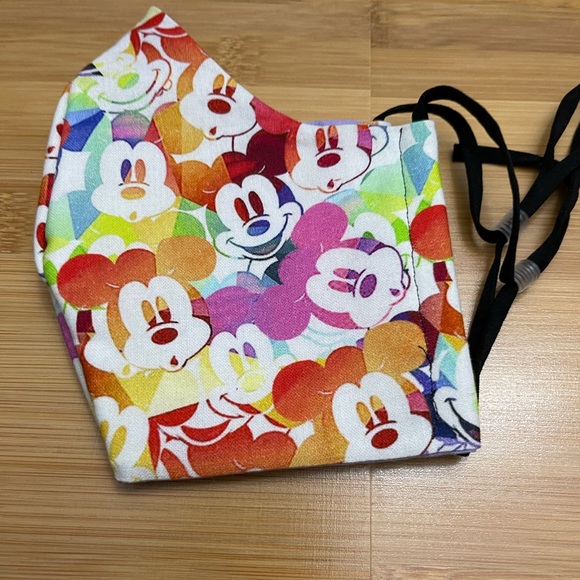Accessories | Disneys Multicolored Mickey Mouse Adult Face Mask | Poshmark